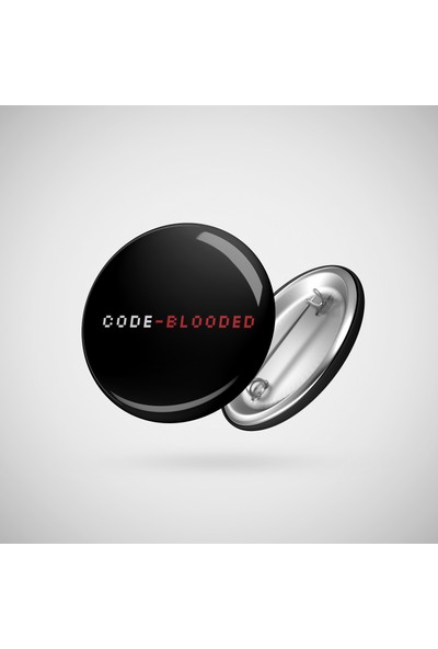 Fizello Coder Gift Programmer | Code Blooded Coding Pc Rozet Fizello Coder Gift Programmer | Code Blooded Coding Pc Rozet