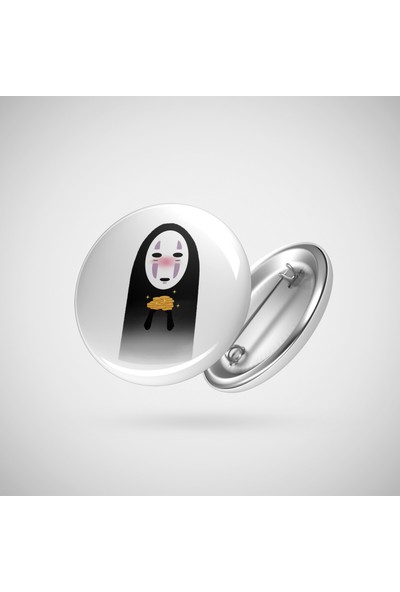 Fizello No Face - Kaonashi - Gold Rozet Fizello No Face - Kaonashi - Gold Rozet