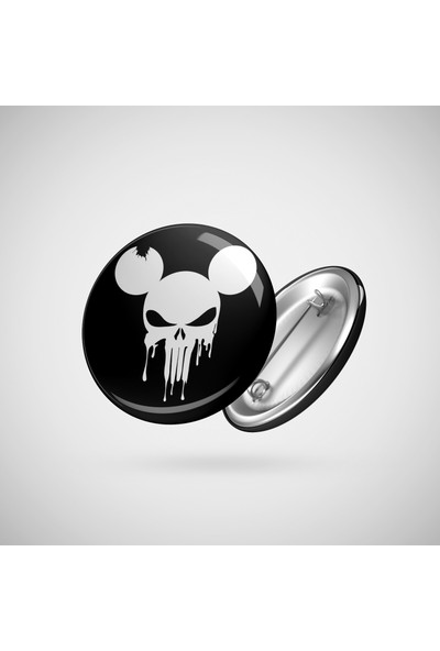 Fizello Punisher Mickey White Rozet Fizello Punisher Mickey White Rozet