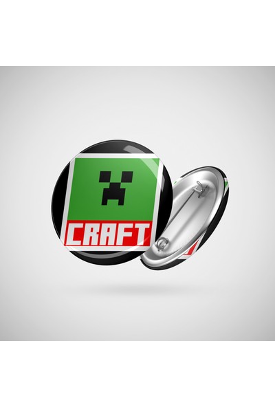 Fizello Minecraft Creeper Craft Rozet
