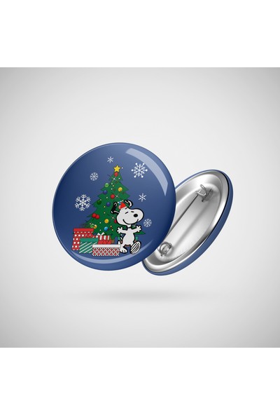 Fizello Happy Snoopy Around The Christmas Tree Rozet