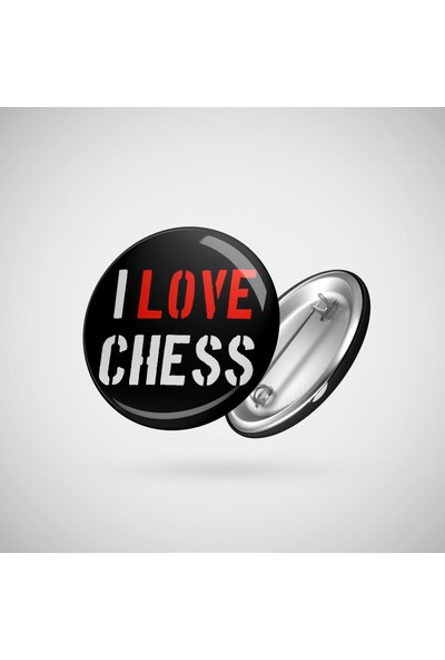 Fizello I Love Chess Rozet