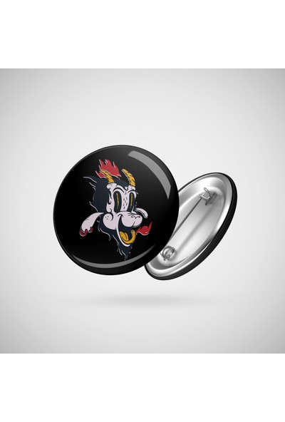 Fizello Cartoon Satan Rozet Fizello Cartoon Satan Rozet