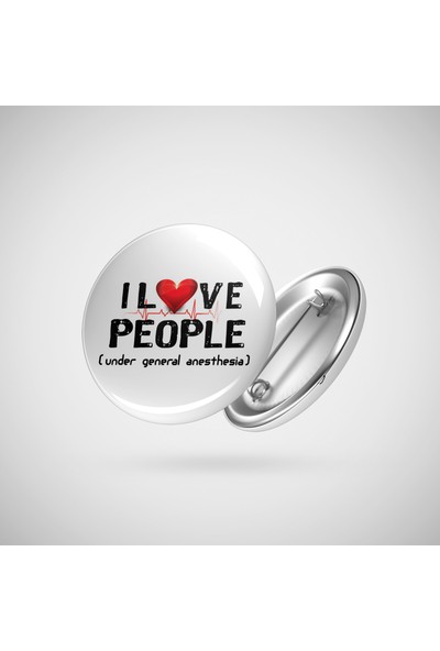 Fizello Funny I Love People Under General Anesthesia Nurse Gift Tee Rozet