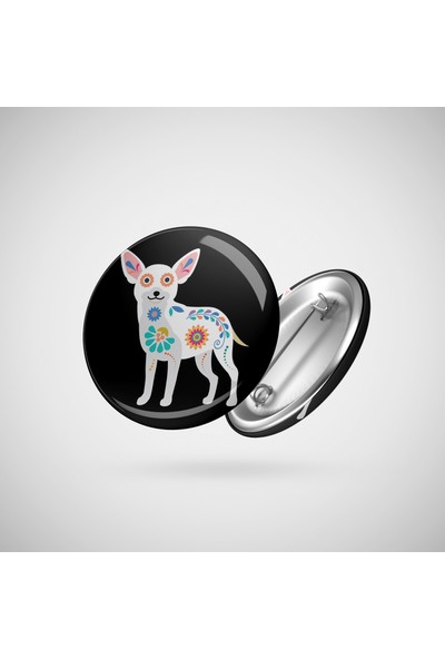 Fizello Painted Chihuahua Cinco De Mayo Design Rozet Fizello Painted Chihuahua Cinco De Mayo Design Rozet