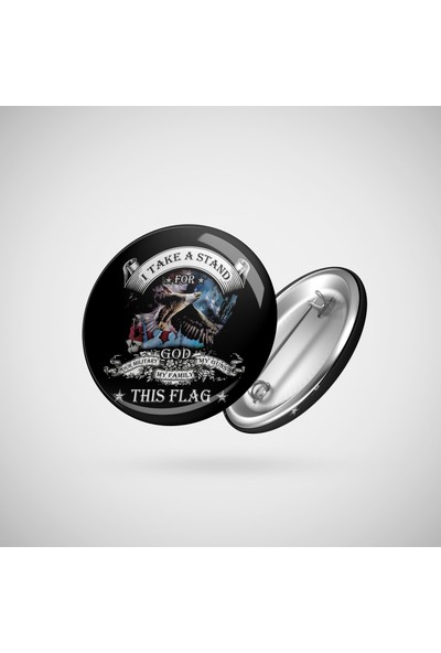 Fizello Military - I Take A Stand For God Our Military Gifts Rozet Fizello Military - I Take A Stand For God Our Military Gifts Rozet