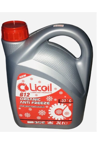 Licoil Antifriz G12 -37 C Kırmızı 3 Lt Licoil Antifriz G12 -37 C Kırmızı 3 Lt