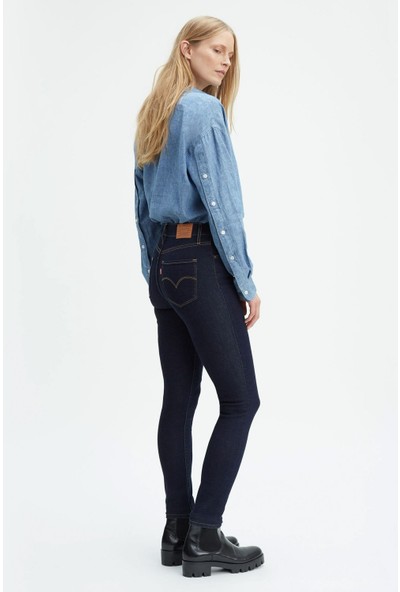 Levi's Kadın Dark Indigo - Flat Finish Jeans