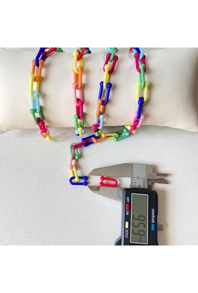 Hobizubi Plastik Zincir - Stres Masaj Zincir 10X17 mm - 1 kg