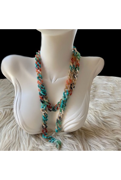 Hobizubi Plastik Zincir - Çubuk Döküm Abs Akrilik Zincir 13X16MM 50 cm Hobizubi Plastik Zincir - Çubuk Döküm Abs Akrilik Zincir 13X16MM 50 cm