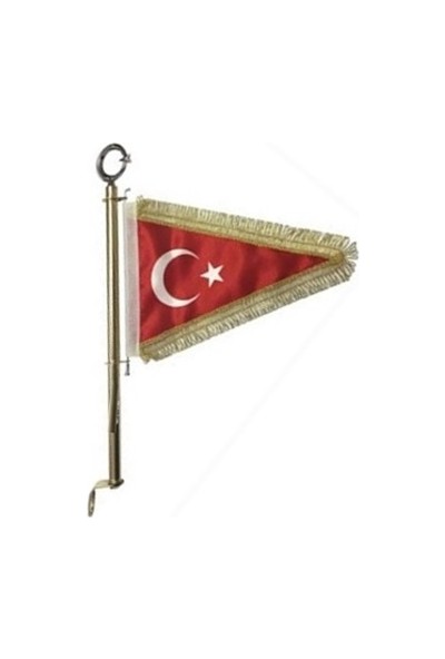 Emin Motor Flama ( Makam Bayrağı ) Üçgen Sarıpüsküllü Emin Motor Flama ( Makam Bayrağı ) Üçgen Sarıpüsküllü