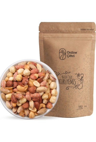 Karlıoğlu Lüks Karışık Kuruyemiş 500 gr Karlıoğlu Lüks Karışık Kuruyemiş 500 gr