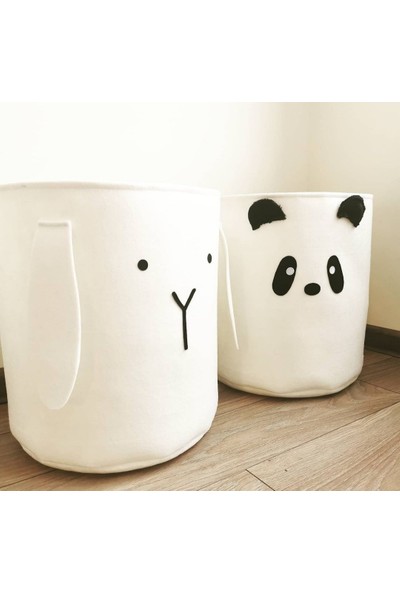 Woll Tasarım Sevimli 2'li Bebek ve Çocuk Odası Çamaşır ve Oyuncak Sepeti 40X50 40X50 cm Woll Tasarım Sevimli 2'li Bebek ve Çocuk Odası Çamaşır ve Oyuncak Sepeti 40X50 40X50 cm