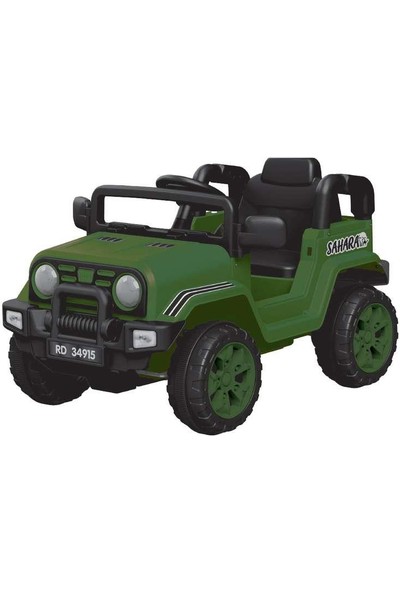 AdeCon Dolu Sahara 12V Akülü Araba Yeşil