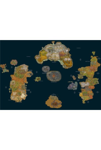 Astr Decor Wow Oyunu Harita Posteri