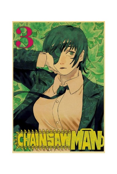 Astr Decor Sıcak Anime Testere Adam Poster