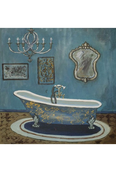 Astr Decor Duvar Dekorasyon Retro Banyo Sanat Tablosu