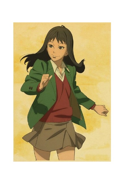 Astr Decor Turuncu Posterler Anime Sanat Kraft Kağıt Afiş