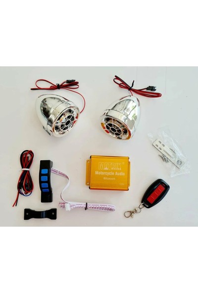 Larimar Motosiklet Mp3 Çalar Alarm USB Okuyucu Sd Kart Bluetooth Özellikli Set