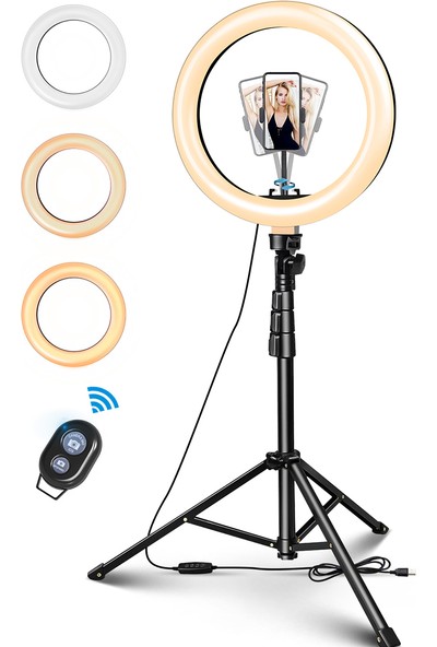 Elegiant 10'' LED Fotoğraf Halka Işık Kısılabilir Stüdyo Video Lambası+Tripod +Uzaktan Kumanda Yeni (Yurt Dışından) Elegiant 10'' LED Fotoğraf Halka Işık Kısılabilir Stüdyo Video Lambası+Tripod +Uzaktan Kumanda Yeni (Yurt Dışından)