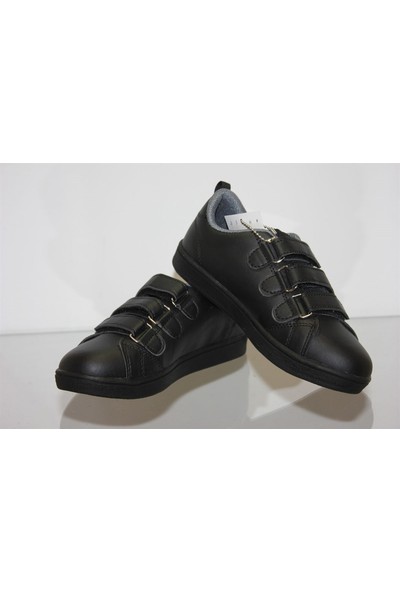 Cool Kids S30 Patik Çocuk Unisex Cıtlı Spor Ayakkabı Siyah Cool Kids S30 Patik Çocuk Unisex Cıtlı Spor Ayakkabı Siyah