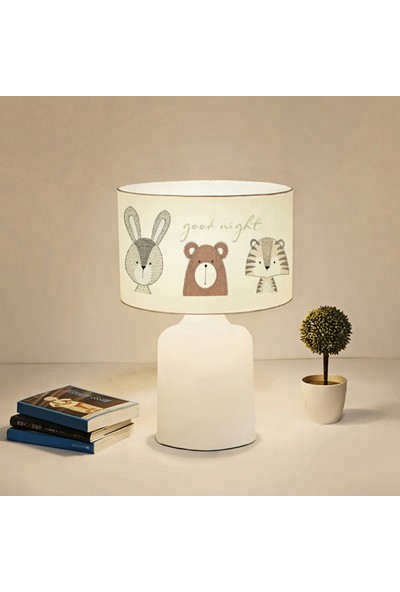 Homing Kumaş Baskılı Çocuk Odası Abajur