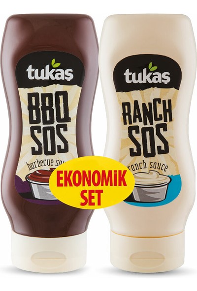 Tukaş Bbq Sos + Ranch Sos Eko Set Tukaş Bbq Sos + Ranch Sos Eko Set