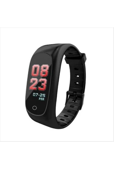 Lenovo HX10 Adımsayar Suya Dayanıklı Akıllı Bileklik Saat Siyah
