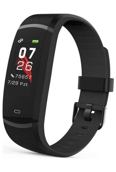 Lenovo HX11 Adımsayar Suya Dayanıklı Akıllı Bileklik Saat Siyah