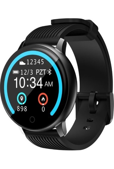 Lenovo HW10H Adımsayar Suya Dayanıklı Akıllı Bileklik Saat Siyah