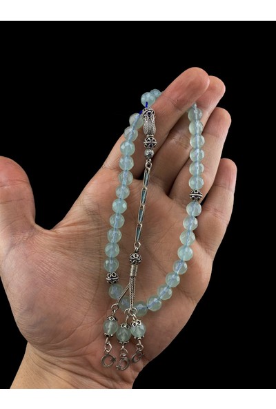 Kevser Antik Tesbih Aquamarine Tesbih
