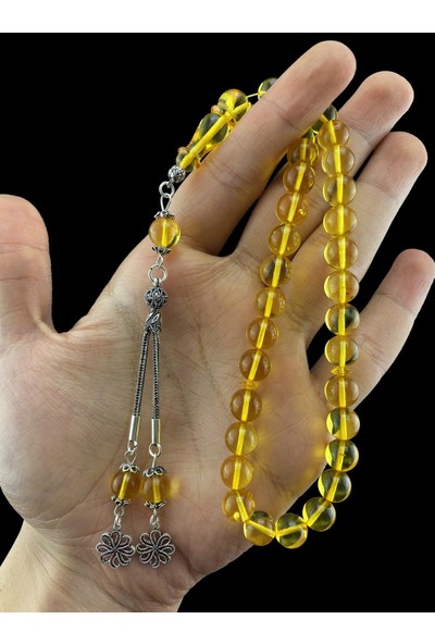 Kevser Antik Tesbih Damla Kehribar Tesbih