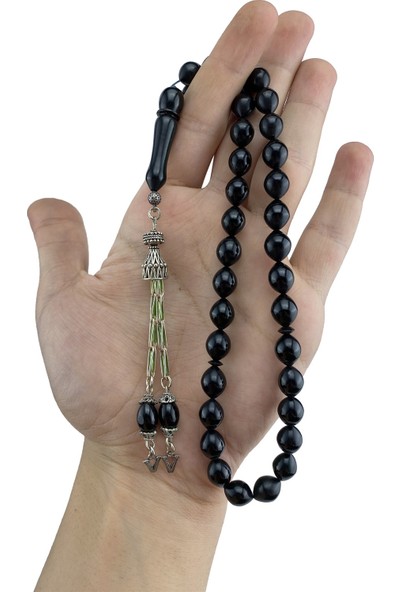 Kevser Antik Tesbih Iri Ateş Kehribar