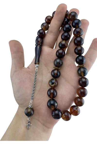 Kevser Antik Tesbih Endonezya Kehribar Tesbih