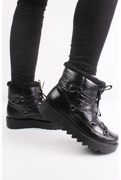 FG FUGASHOE Kadın Siyah Kar Botu FG FUGASHOE Kadın Siyah Kar Botu