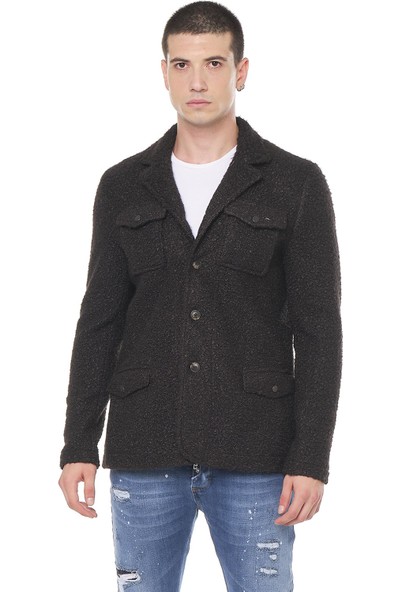 Cekmon Kırçıllı Kumaş Cepli Düğmeli Erkek Spor Ceket Cekmon Kırçıllı Kumaş Cepli Düğmeli Erkek Spor Ceket