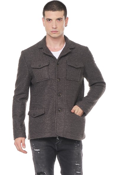 Cekmon Kırçıllı Kumaş Cepli Düğmeli Erkek Spor Ceket Cekmon Kırçıllı Kumaş Cepli Düğmeli Erkek Spor Ceket