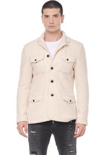 Cekmon Kırçıllı Kumaş Cepli Düğmeli Erkek Spor Ceket Cekmon Kırçıllı Kumaş Cepli Düğmeli Erkek Spor Ceket
