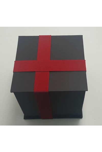Niş Ürünler Dekoratif Kutu Siyah Kraft