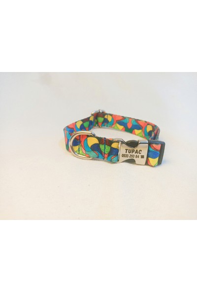 Pet Love Forever İsimli Köpek Tasması- Renkli Köpek Boyun Tasması 30-50 cm M Pet Love Forever İsimli Köpek Tasması- Renkli Köpek Boyun Tasması 30-50 cm M