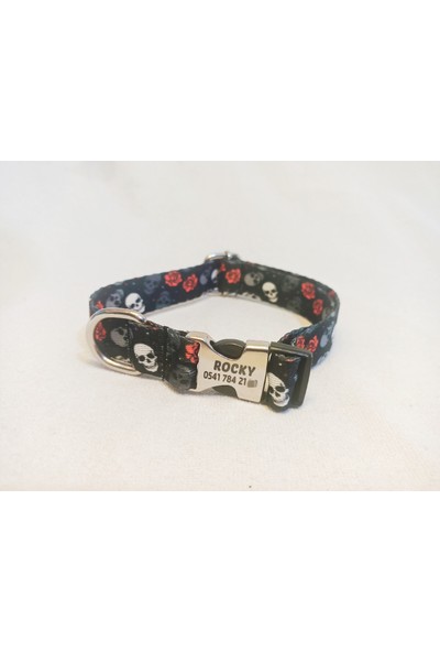 Pet Love Forever İsimli Siyah Köpek Boyun Tasması- Kaybolursam Ara Köpek Tasması 30-50 cm M Pet Love Forever İsimli Siyah Köpek Boyun Tasması- Kaybolursam Ara Köpek Tasması 30-50 cm M