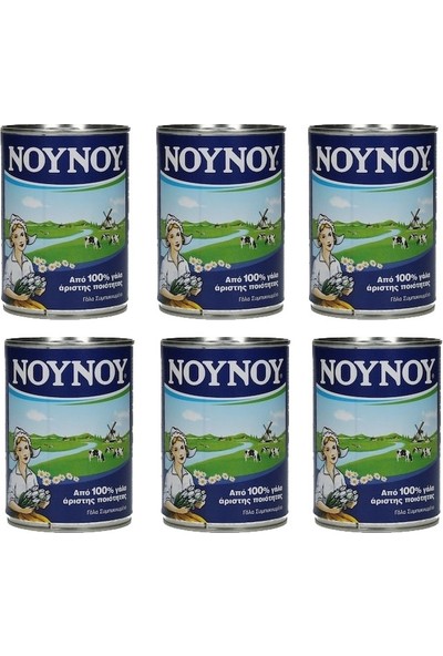 Noy Noy Yoğunlaştırılmış Kahve Sütü 400GR x 6 Adet
