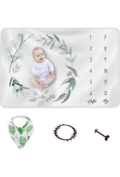 Moky Design Bebek Hediyelik Aylık Fotoğraf Anı Battaniyesi, Hediye Erkek Kız Bebek Yeni Doğan Doğum Hediyesi Moky Design Bebek Hediyelik Aylık Fotoğraf Anı Battaniyesi, Hediye Erkek Kız Bebek Yeni Doğan Doğum Hediyesi
