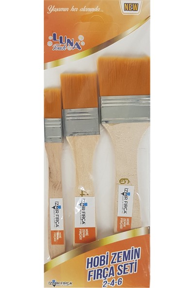 Luna Touch Hobi Zemin Fırça Seti 2- 4 -6