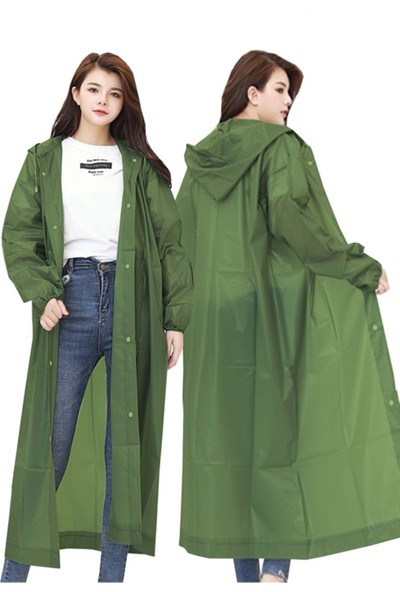 Asmy Haki Eva Yağmurluk Su ve Rüzgar Geçirmez Erkek ve Bayan Unisex Outdoor Xl Beden Asmy Haki Eva Yağmurluk Su ve Rüzgar Geçirmez Erkek ve Bayan Unisex Outdoor Xl Beden