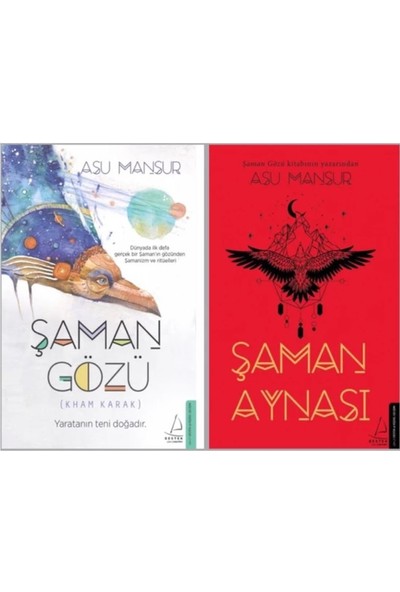 Şaman Gözü - Şaman Aynası - Asu Mansur 2 Kitap