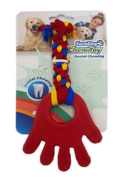 Eurodog Pls.el Diş Kaşıma 17,5cm (Sarı-Kır-Mavi) Eurodog Pls.el Diş Kaşıma 17,5cm (Sarı-Kır-Mavi)