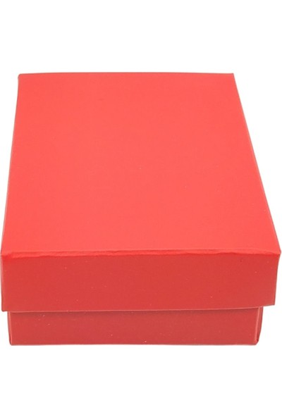 Özer Kutu Kırmızı Karton Kolye & Mini Set Kutusu (Içi Süngerli) 24 Lü Paket