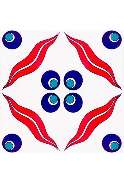 Kütahya Hedef Çini AC07 20 x 20 Dekoratif Çini