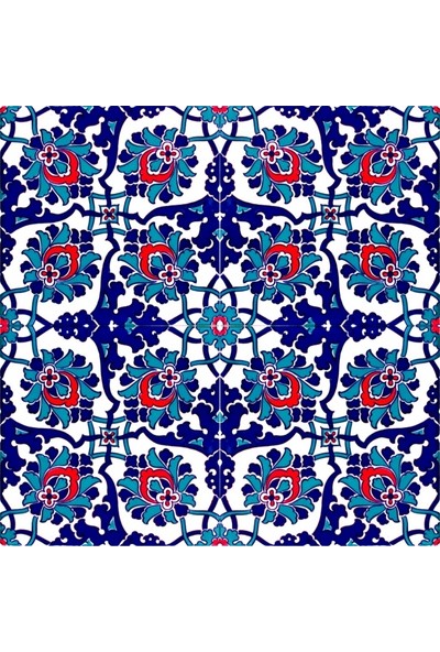 Kütahya Hedef Çini AC09 20 x 20 Dekoratif Çini